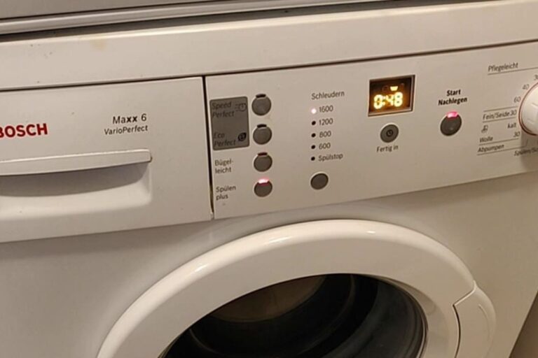 Bosch Waschmaschine Fehlercode Tabelle: Problemlösung